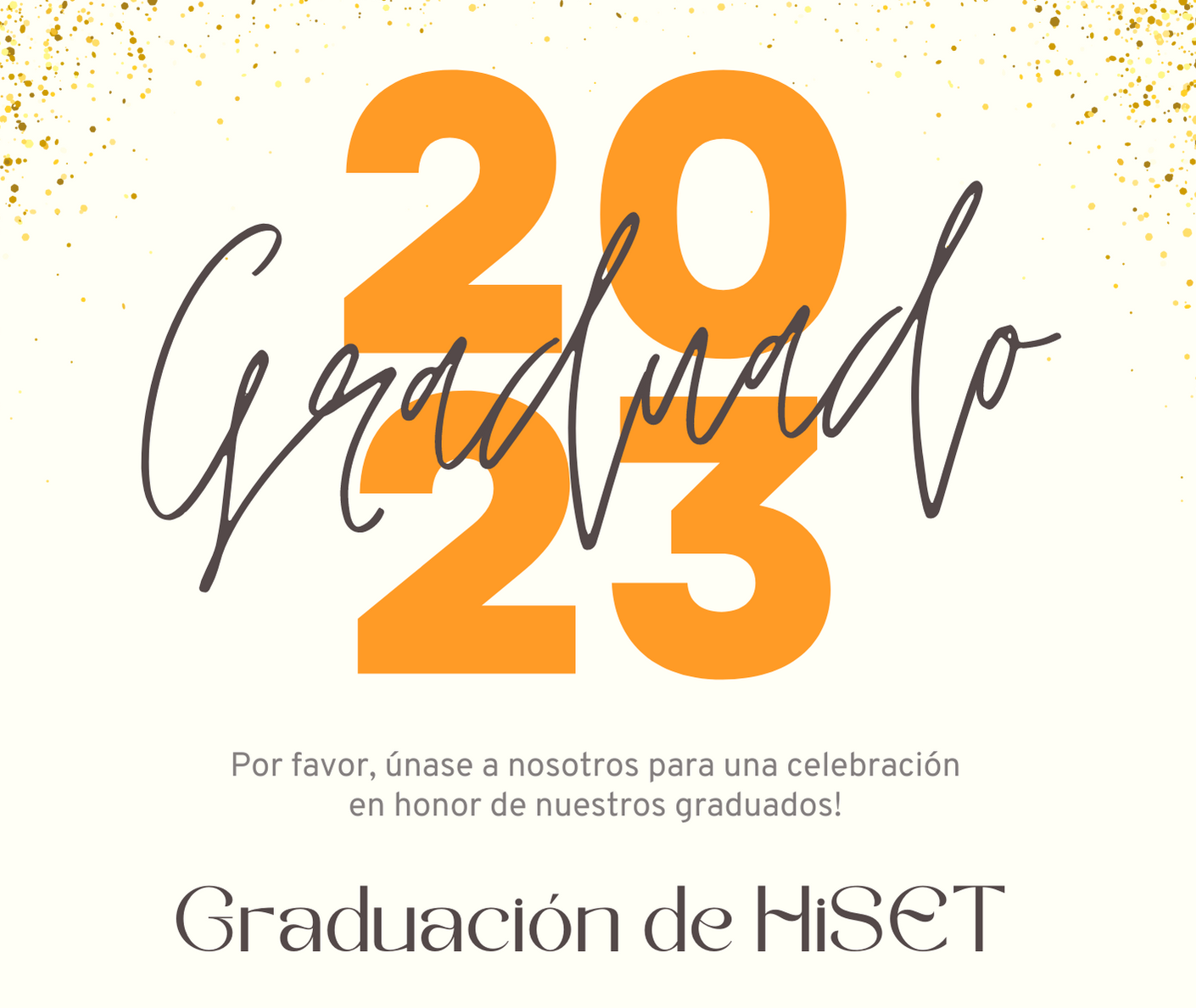 HiSET Graduation Invitation | Centro Hispano de East TN