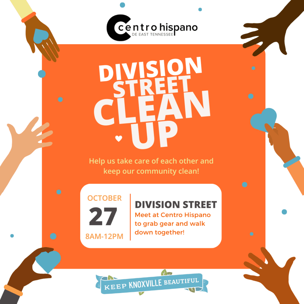 Road Clean-Up Flyer | Centro Hispano de East TN